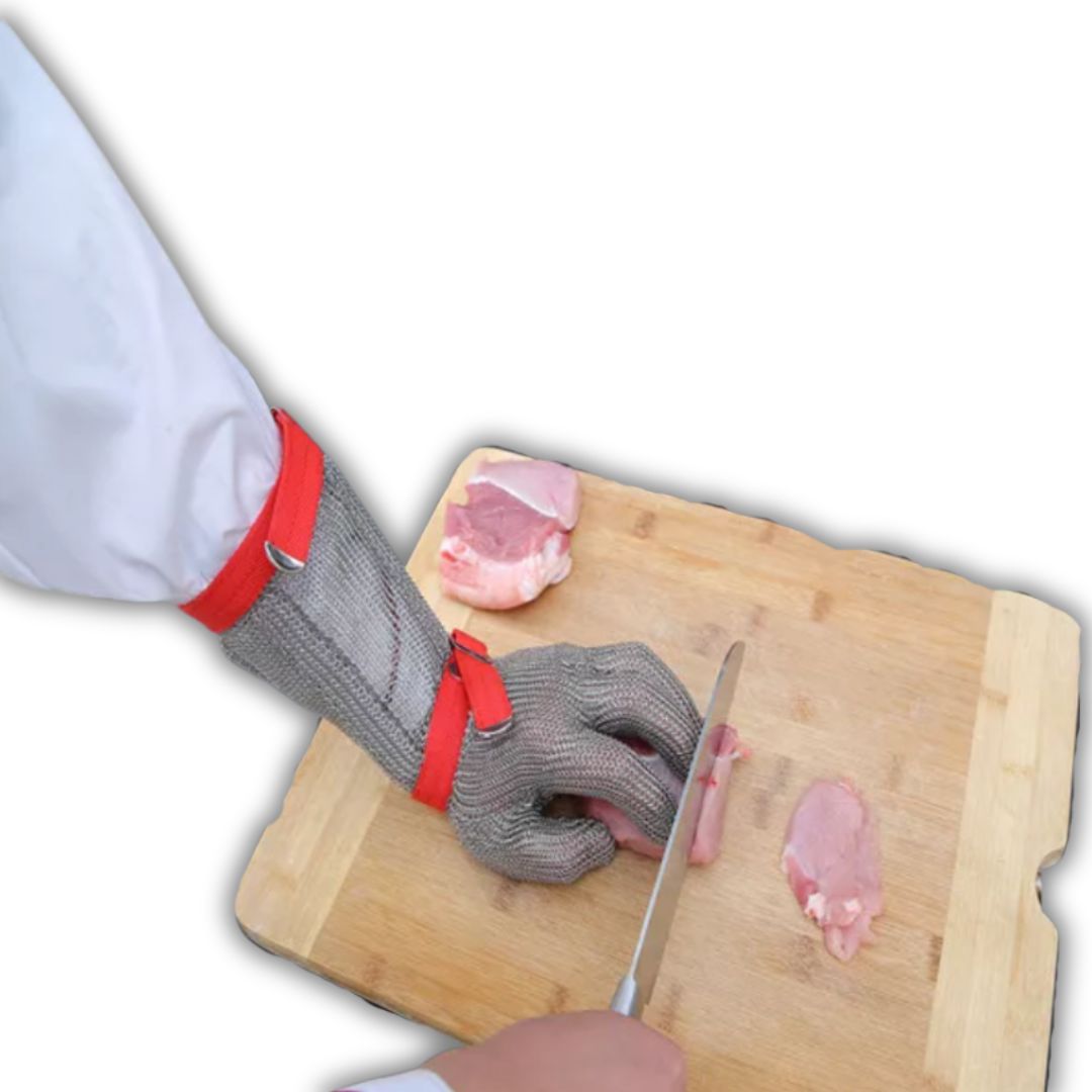 Stainless Steel Mesh Glove Long with 15 cm TPU Strap - Kiernan's Food ...